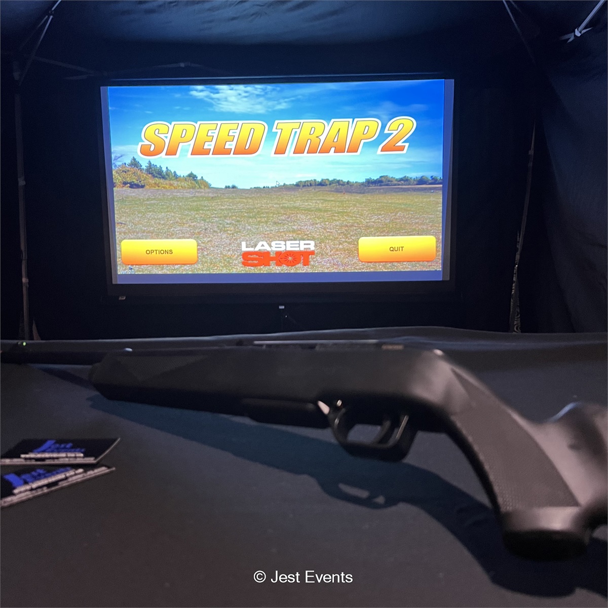 Laser Shot Shooting Gallery - Hire in SOUTHAMPTON, HAMPSHIRE AND ...